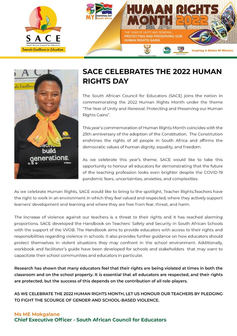 SACE | South African Council for Educators